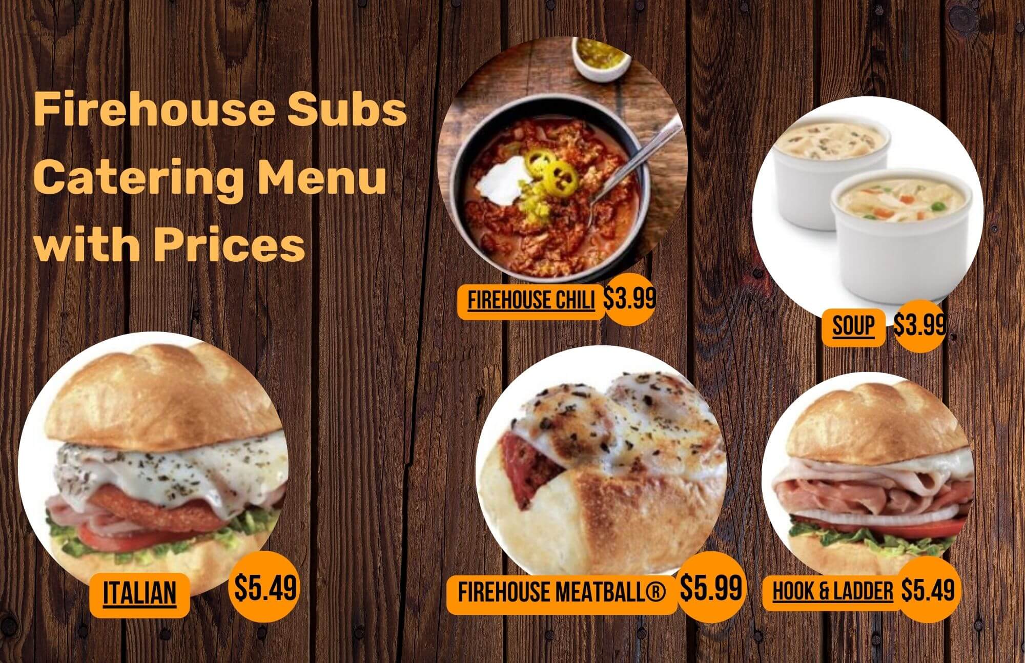 Firehouse Subs Catering Menu with Prices - firehouse subs menu price